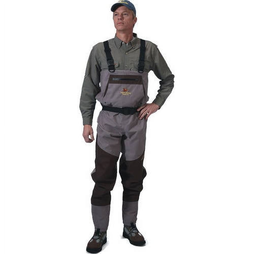 Caddis Mens Beige/Brown Northern Guide Breathable Stockingfoot Waders ...