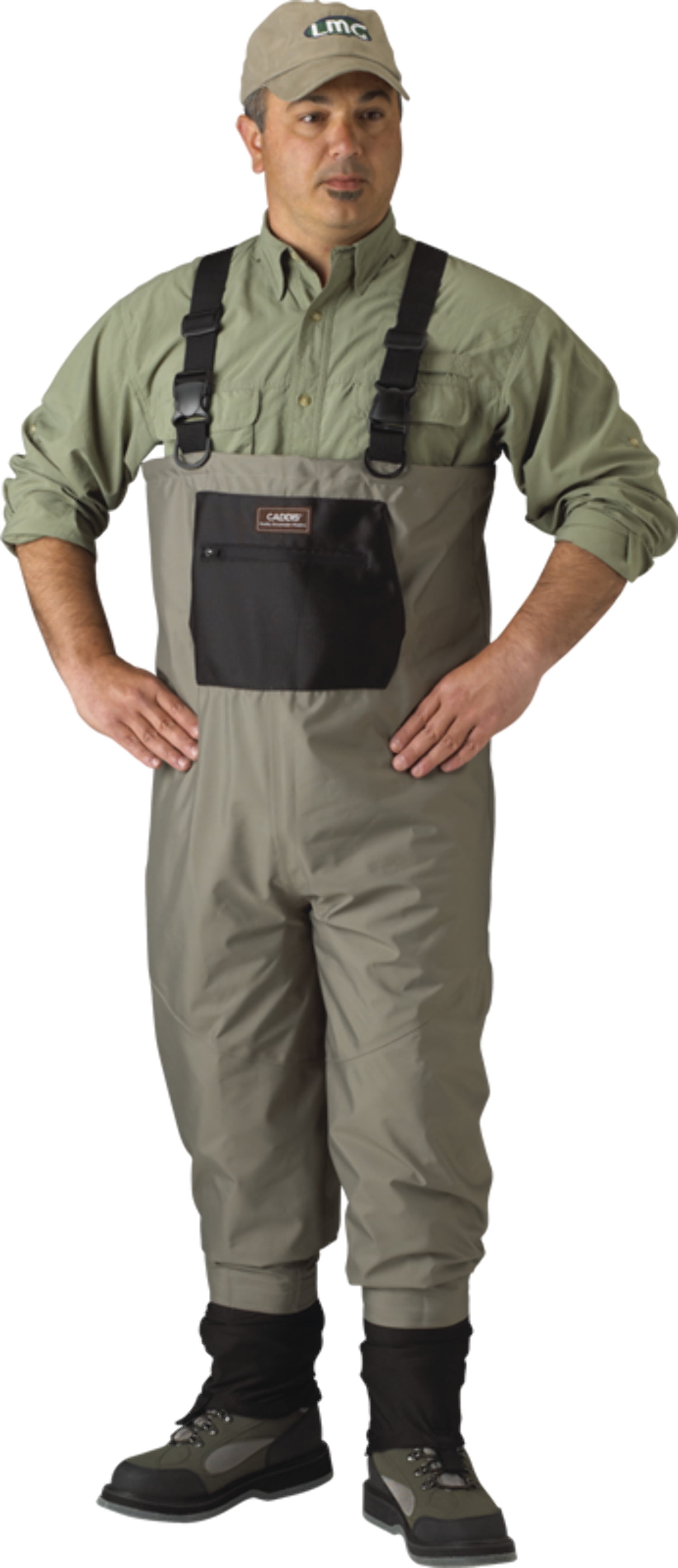Caddis Mens Long Tan/Black Breathable Stockingfoot Waders - Walmart.com
