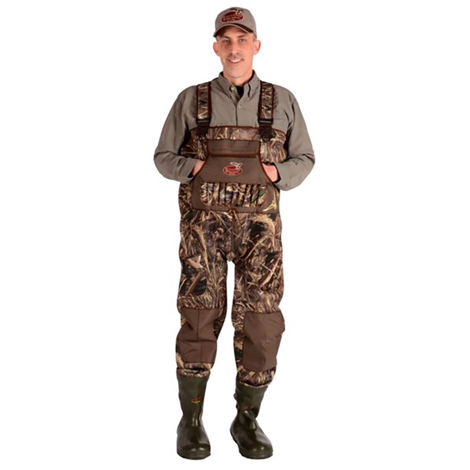 Caddis Mens Stout Realtree Max-5 1600 gram 5.0mm Durastretch Waders ...