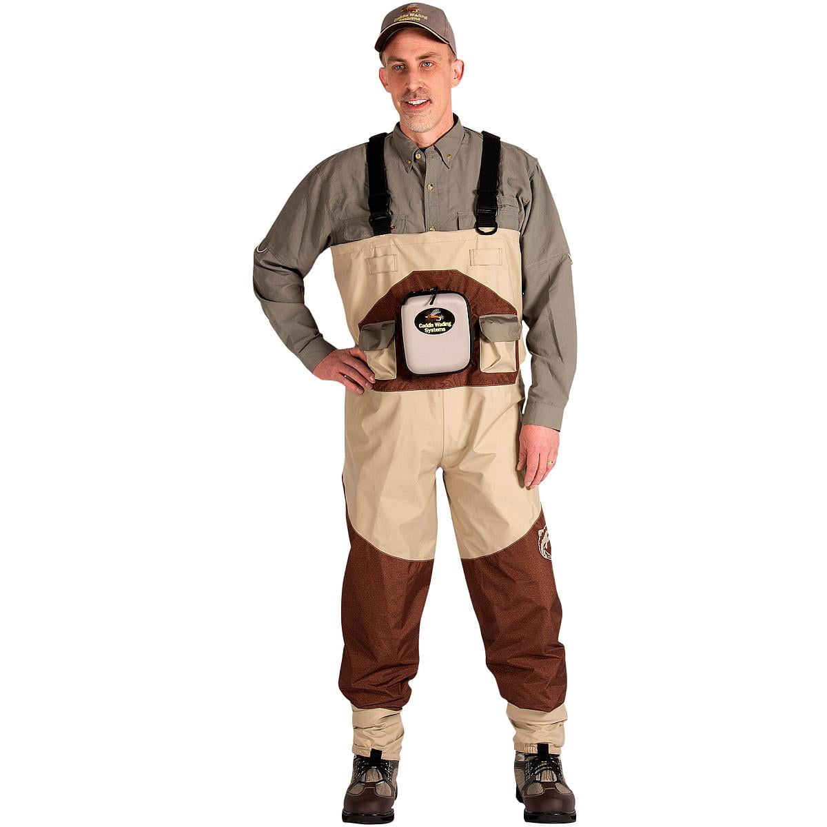 Caddis Mens Stout Tan/Brown Game Changer Breathable Waders - Walmart.com