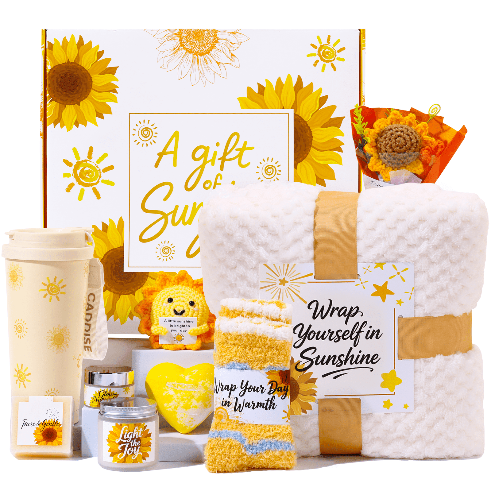 Caddise Gift Box for Women, Sunshine Mothers Day Gifts, Luxury Self ...