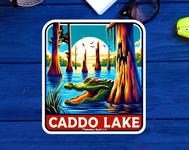 Caddo Lake Sticker Louisiana Texas Decal Sticker Indoor Outdoor Laptop ...