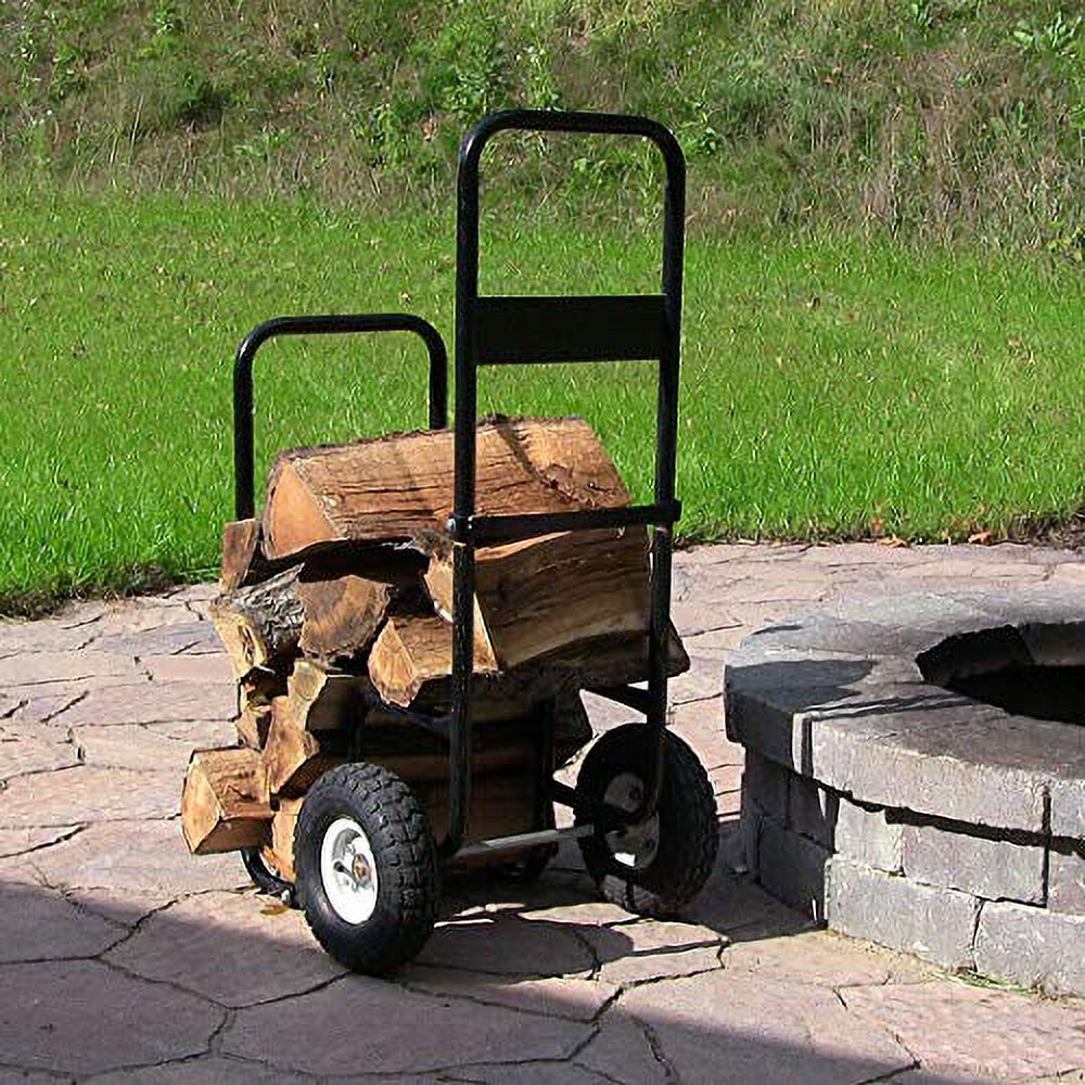 Caddy Dolly Mover Wheels Cover Fire Cart Log Carrier Firewood Rack Wood ...