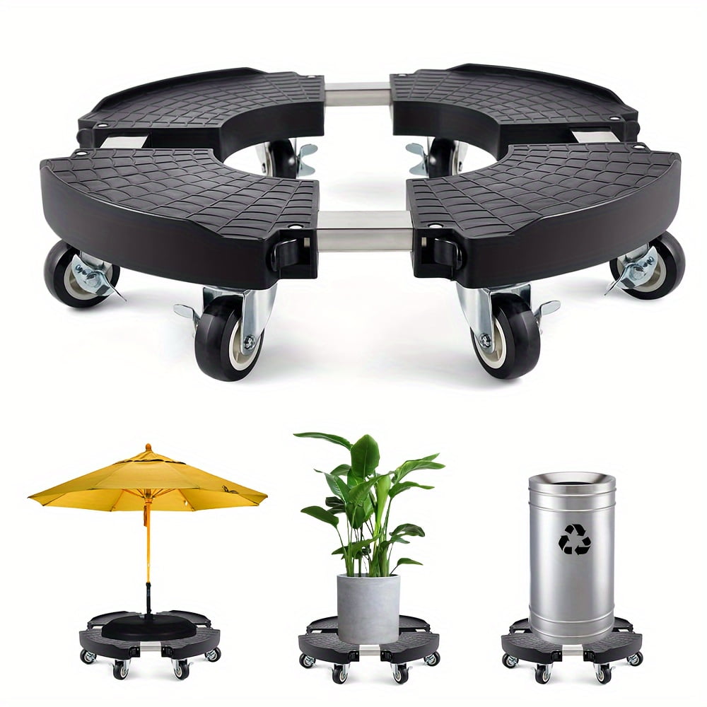 Caddy With Wheels Heavy Duty With 8 Lockable Casters, Rolling Stand ...