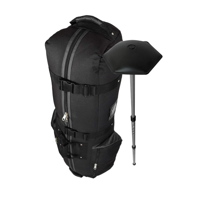 CaddyDaddy Constrictor II with North Pole Golf Bag Travel Cover, Black ...