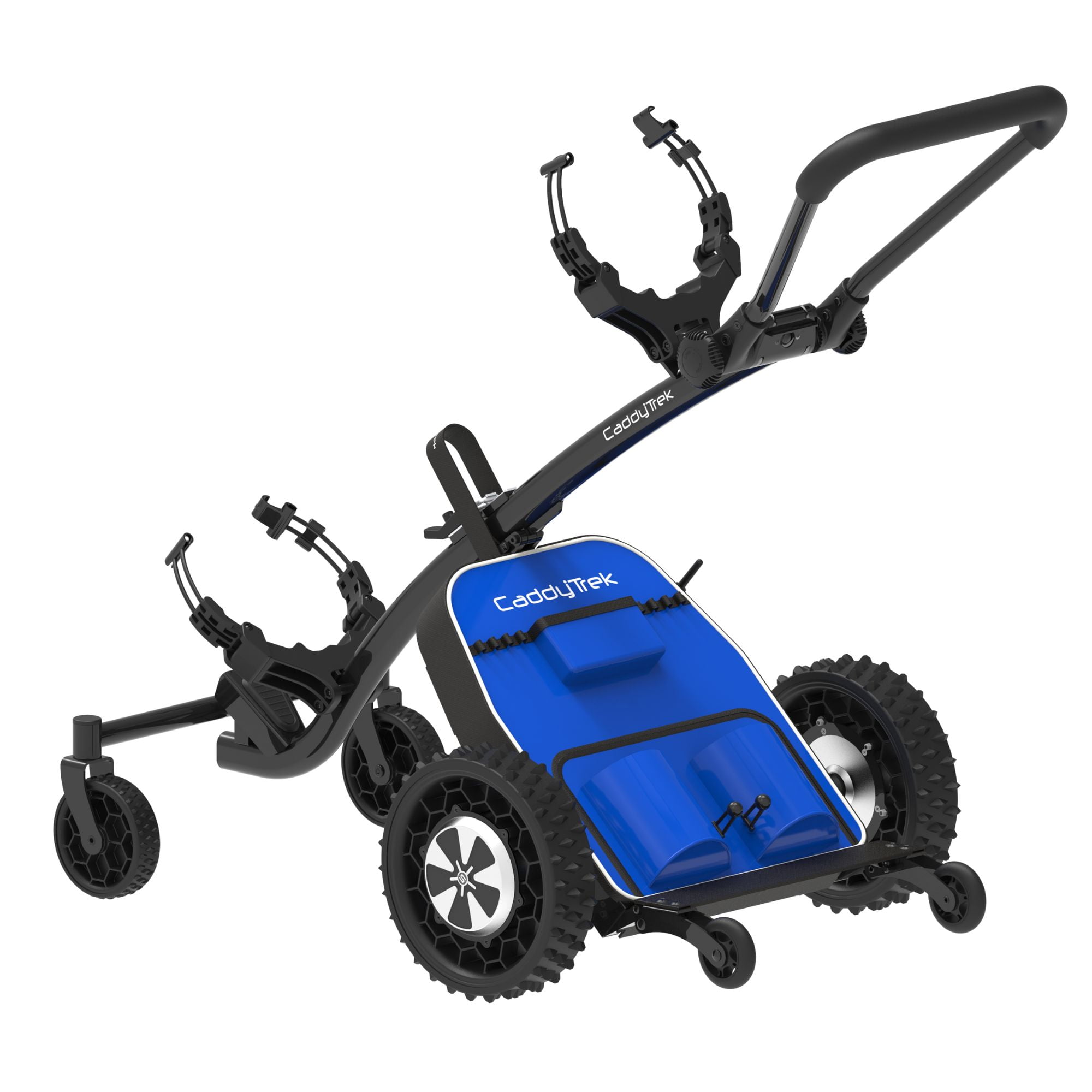 CaddyTrek R3X Smart AI Electric Golf Caddy | Hands-Free Follow & March | Gesture Control - Blue ...