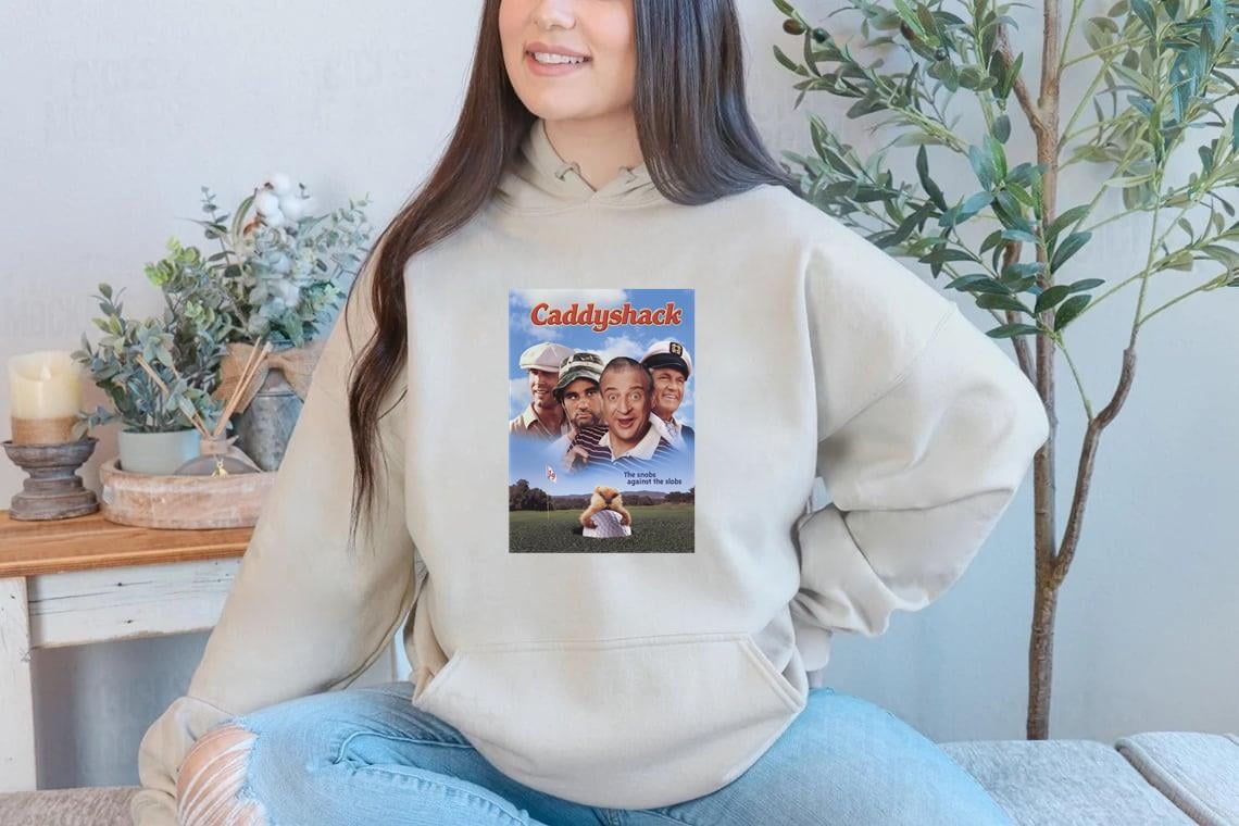 Caddyshack 1980 Comedy Hoodie Golf Carl Spackler Movie Scene, for men ...