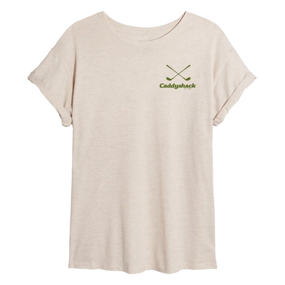 Caddyshack - Green Clubs - Juniors Oversized Graphic T-Shirt - Walmart.com