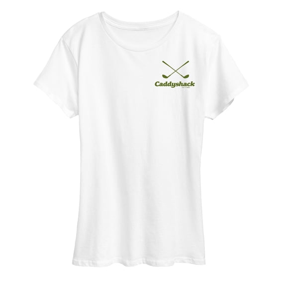 Caddyshack - Green Clubs - Women's Short Sleeve Graphic T-Shirt ...