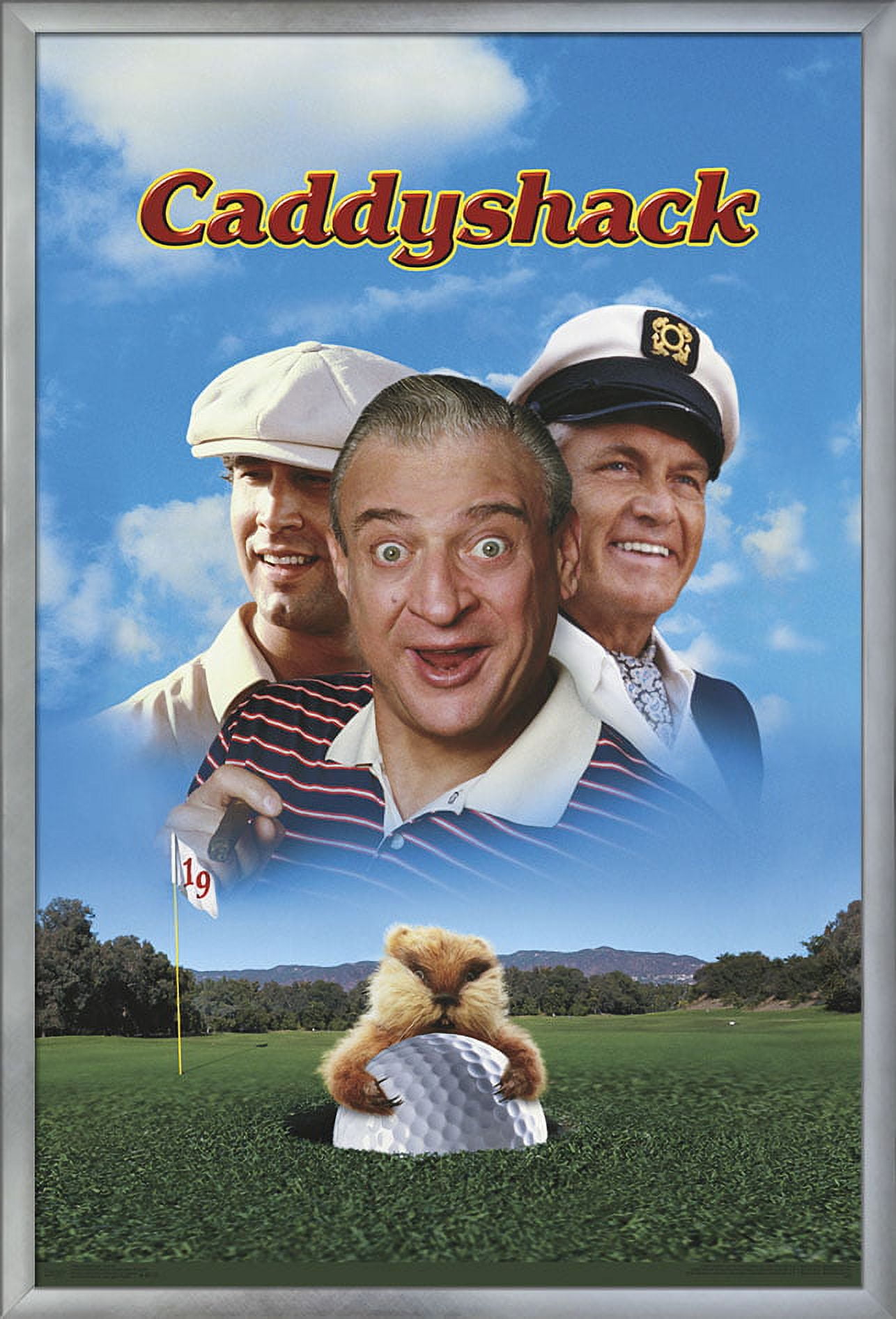 Caddyshack - Key Art Wall Poster, 22.375" x 34", Framed - Walmart.com