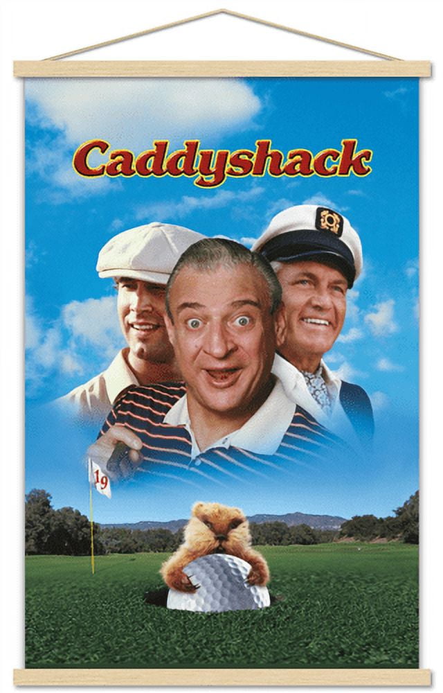 Caddyshack - Key Art Wall Poster with Wooden Magnetic Frame, 22.375" x ...