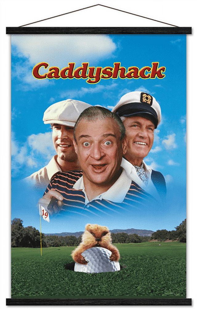 Caddyshack - Key Art Wall Poster with Wooden Magnetic Frame, 22.375" x ...