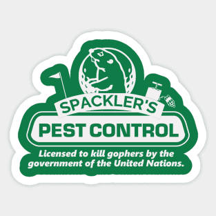 Caddyshack Spackler'S Pest Control Sticker Phone Decal Water Bottle ...