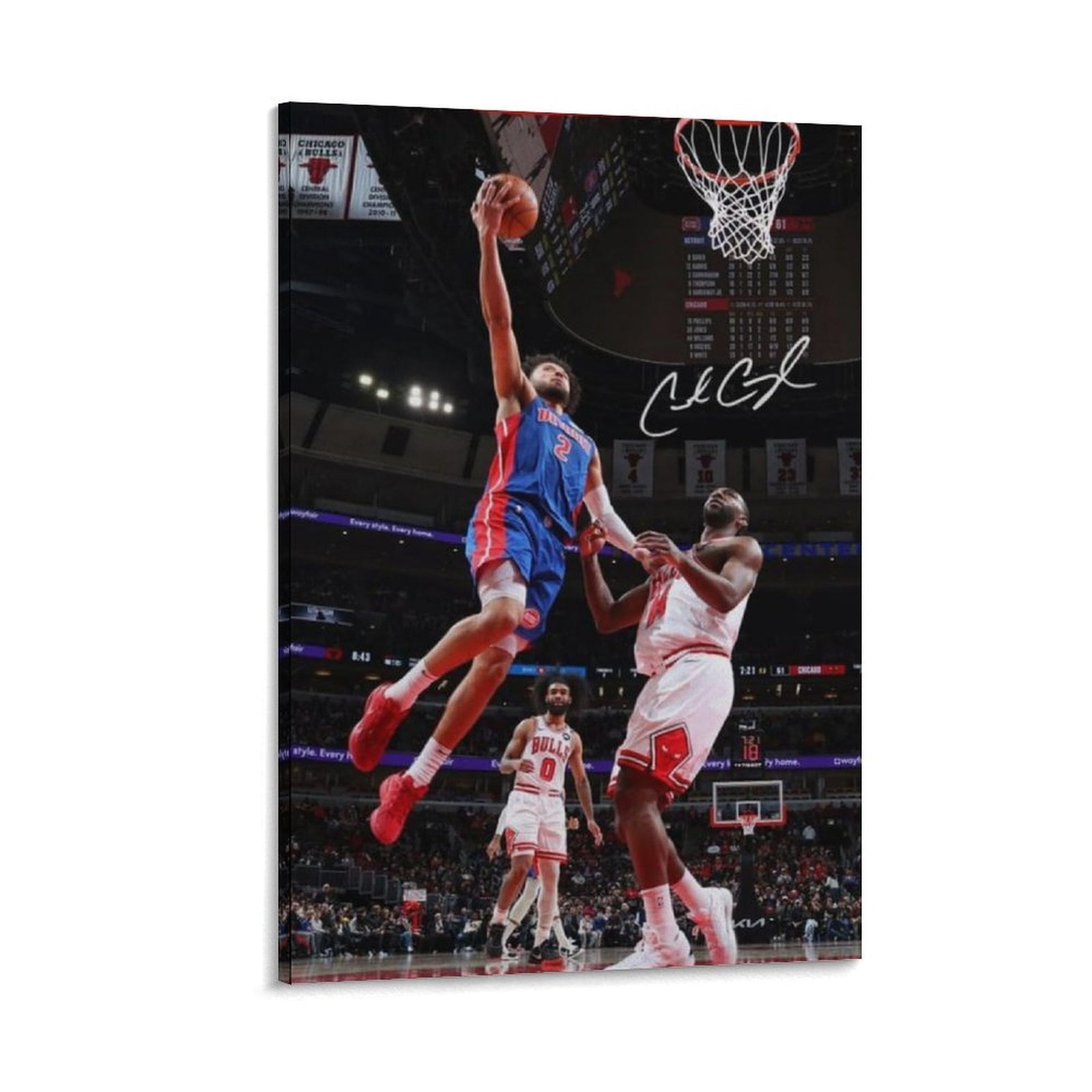 Cade Cunningham Canvas Poster Poster Cool Artworks Painting Wall Art ...