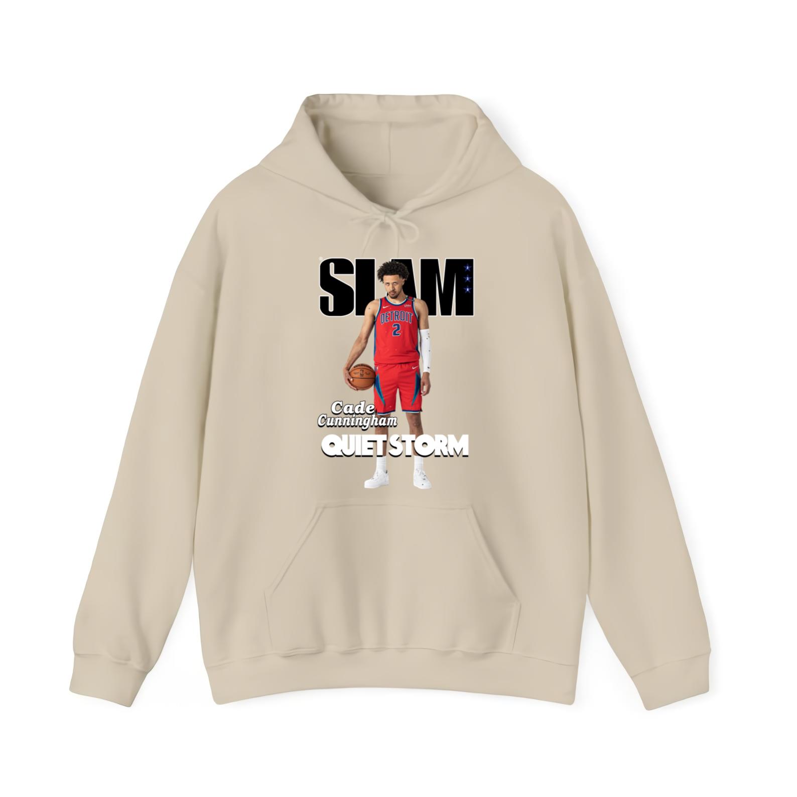 Cade Cunningham Det%roit Pistons Quiet Storm Slam T Shirt-TH55482 ...