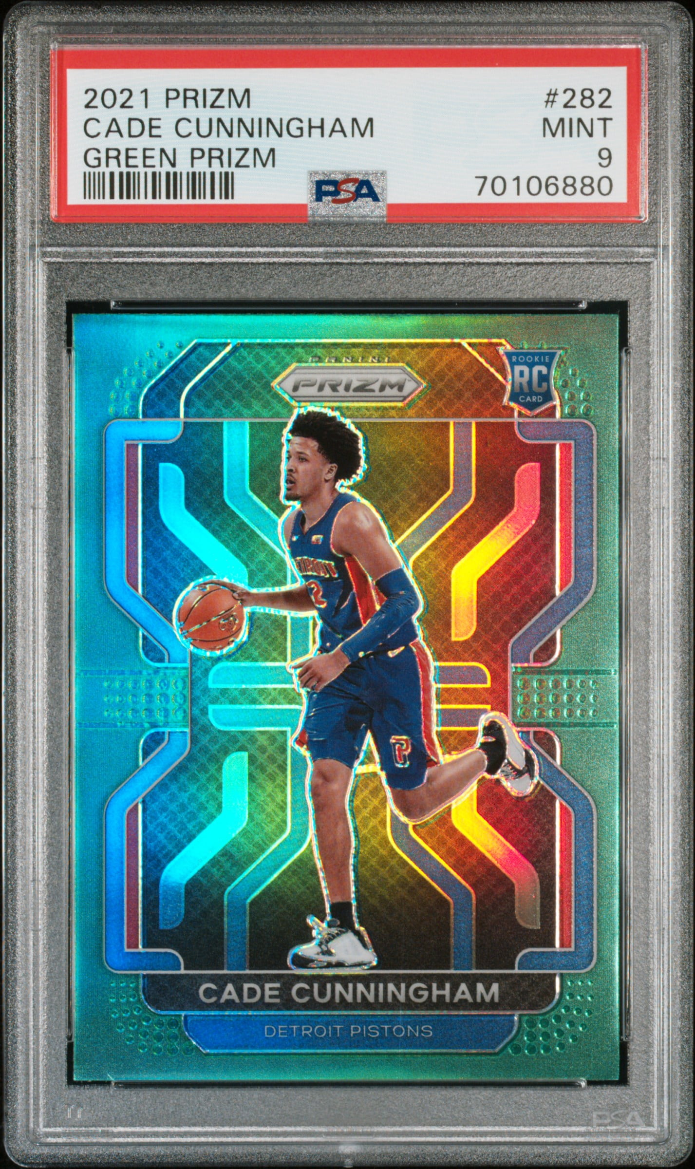 Cade Cunningham Detroit Pistons 2021-22 Panini Prizm Rookie Card #282 ...