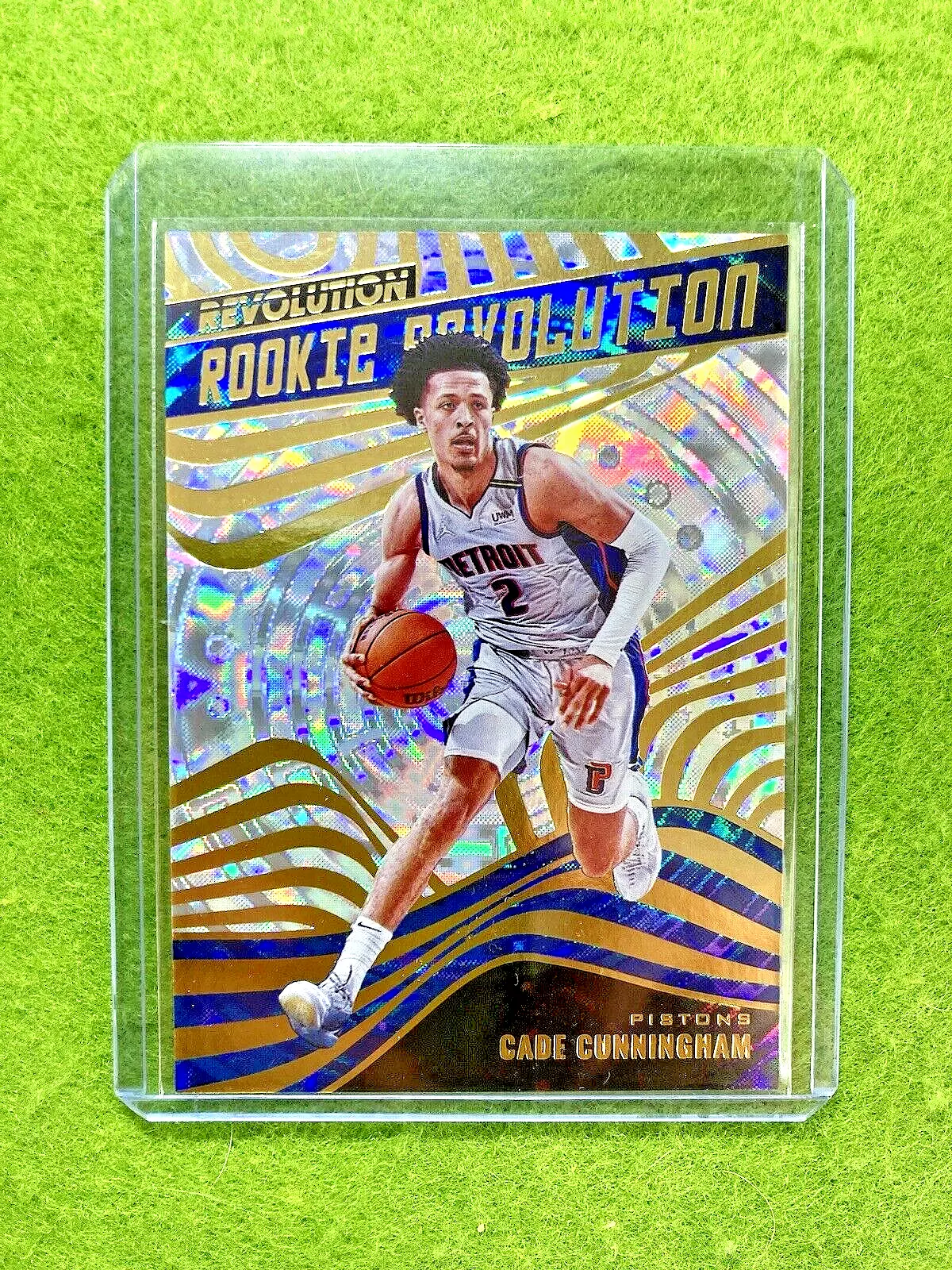 Cade Cunningham FRACTAL PRIZM ROOKIE CARD SP RC 2021 Revolution CADE ...