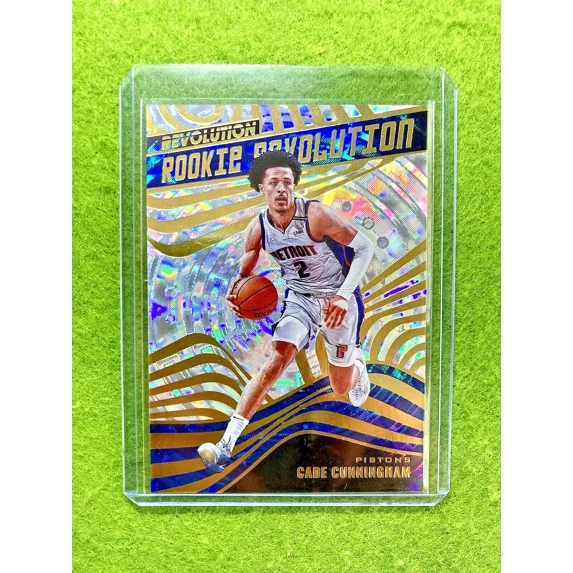 Cade Cunningham FRACTAL PRIZM ROOKIE CARD SP RC 2021 Revolution CADE ...