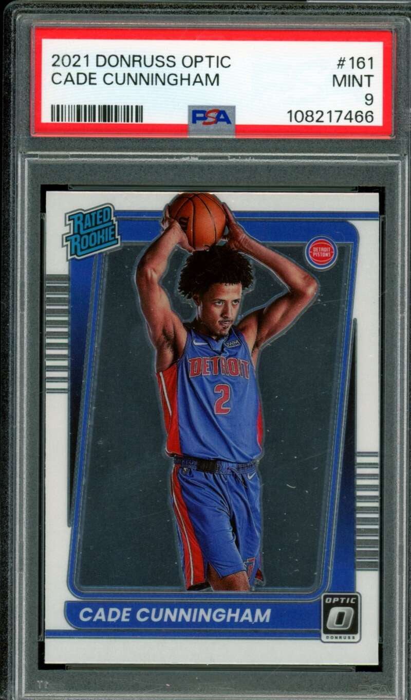 Cade Cunningham Rookie Card 2021-22 Donruss Optic #161 PSA 9 - Walmart.com