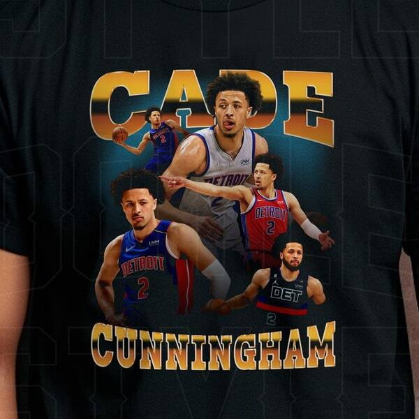 Cade Cunningham Shirt for Men Women Vintage Basketball Shirt Bootleg T ...