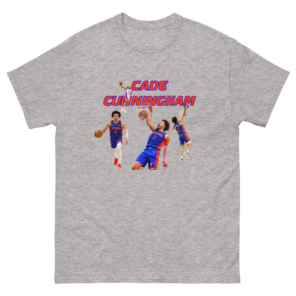 Cade Cunningham Unisex classic tee New (Sport Grey, 5XL) - Walmart.com