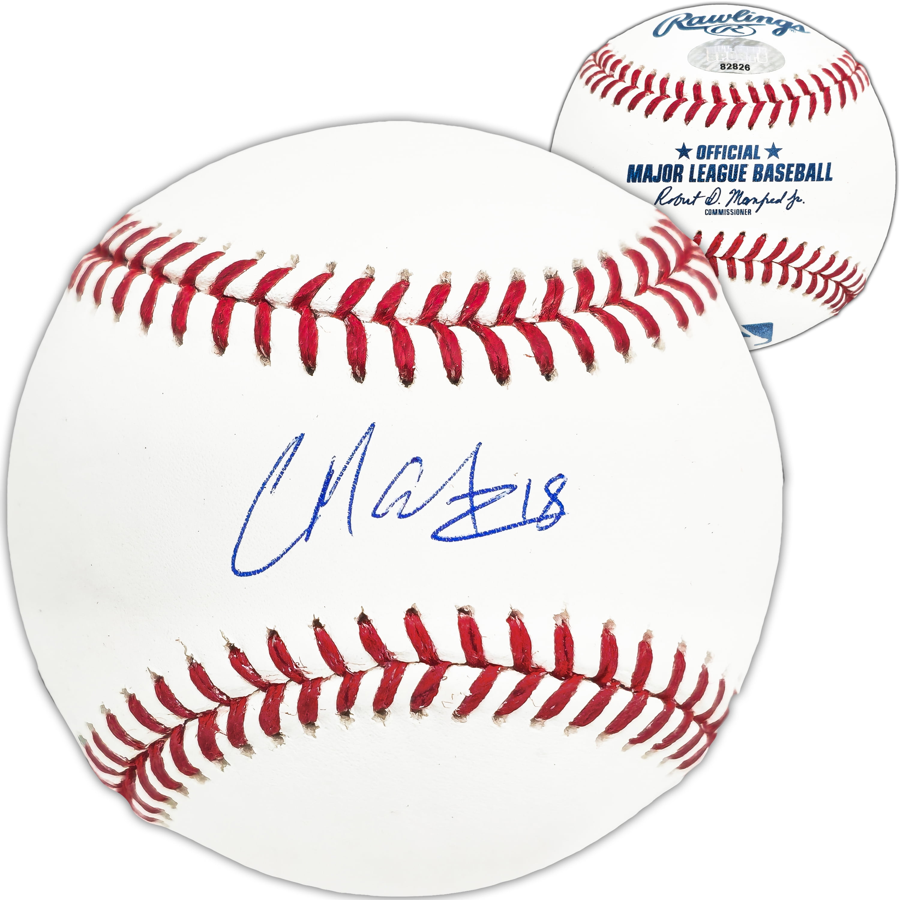 Cade Marlowe Autographed Official MLB Baseball Seattle Mariners MCS ...