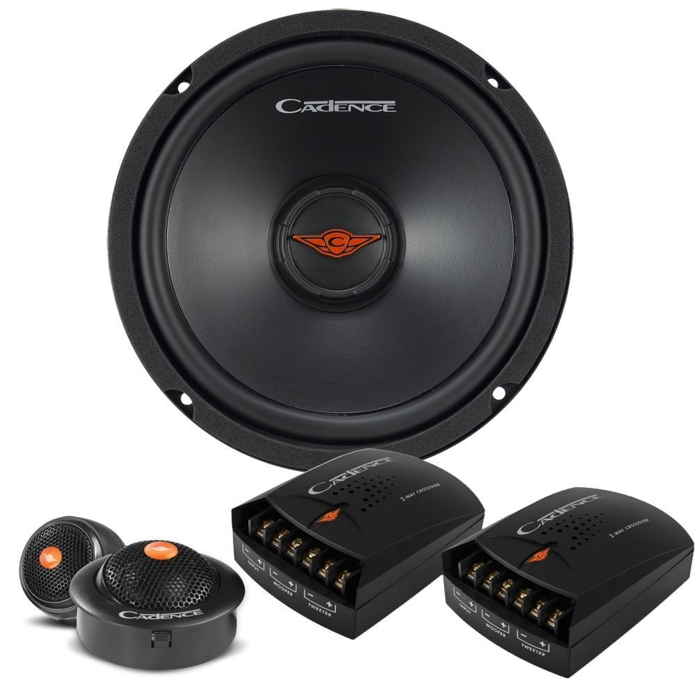 Cadence Acoustics QR65K 180W 6.5" 2-Way Component Car Speaker System ...