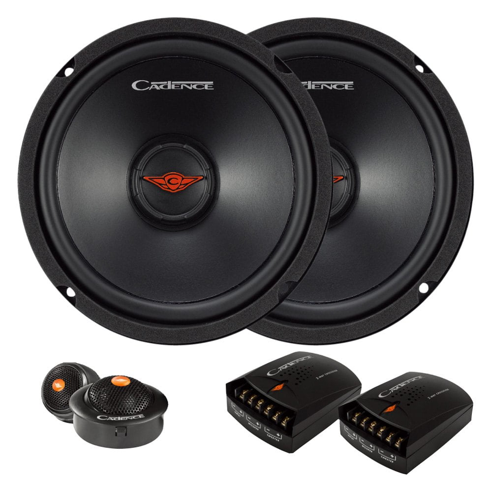 Cadence 6.5" 2 way 180 Watts Component Speakers - Walmart.com