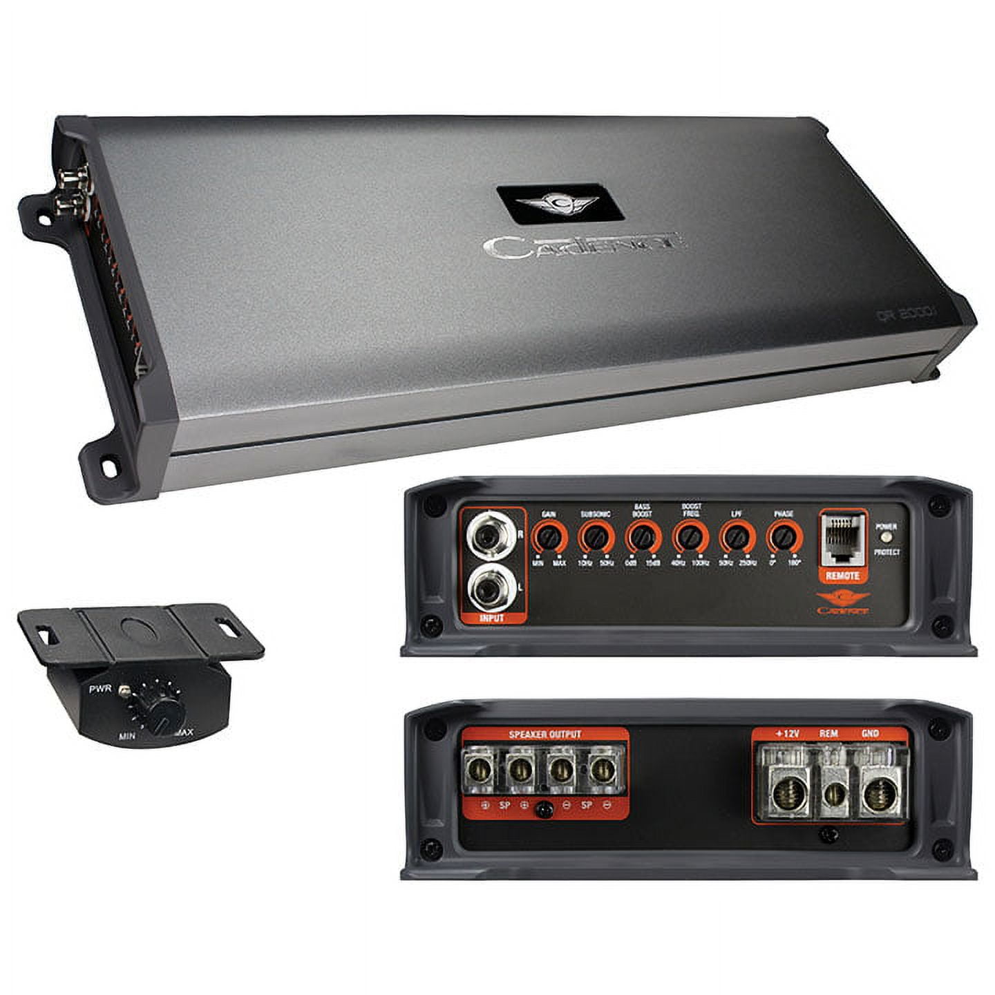 Cadence Sound QR20001 Cadence Class D Mono Amplifier 2000 Watts Rms 1 ...