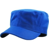 Cadet Army Military Fitted Botton Cap Basic Everyday Castro Radar Hat ...