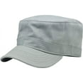 Cadet Army Military Fitted Botton Cap Basic Everyday Castro Radar Hat ...