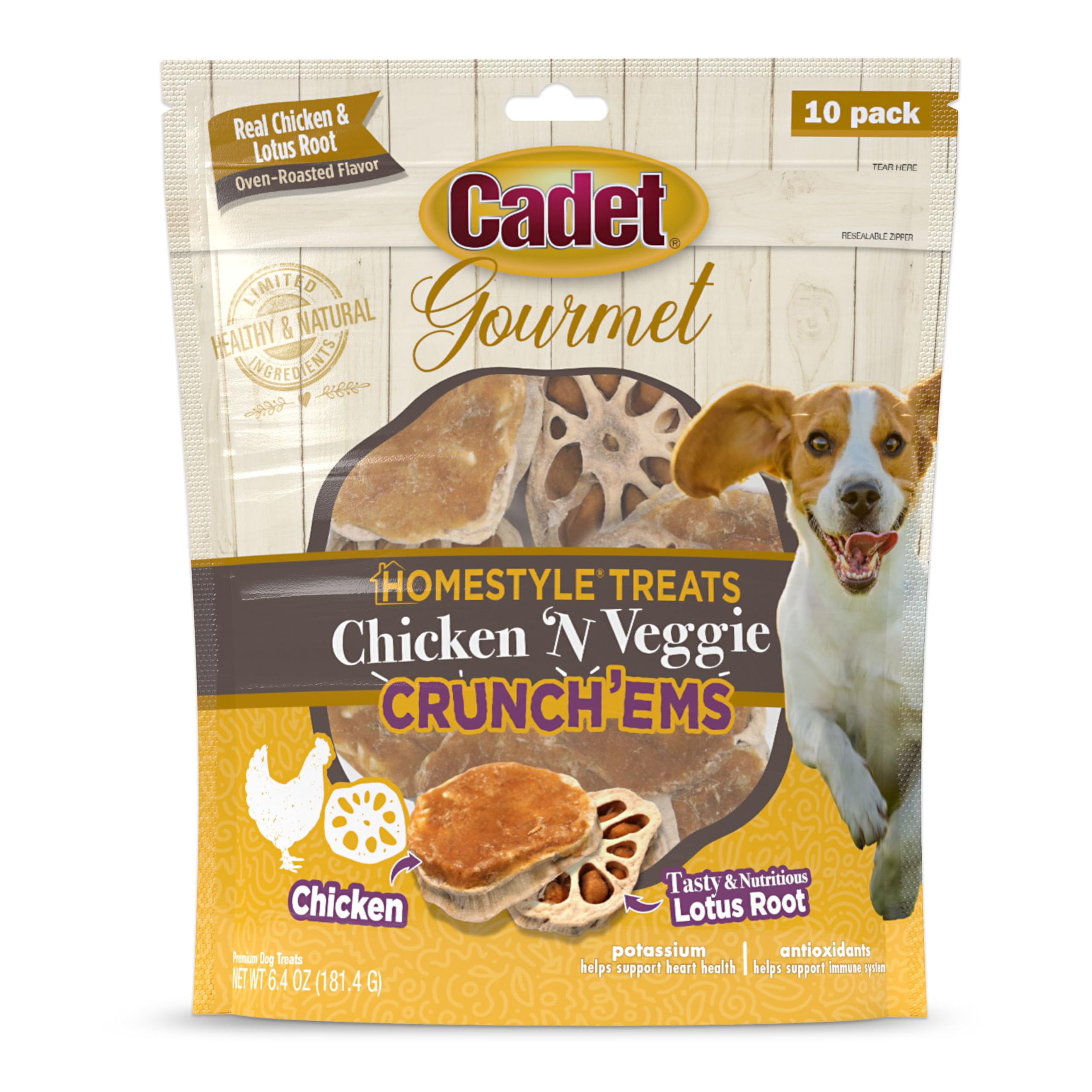 Cadet Gourmet Crunch'emsEGSC Homestyle Dog Treats, Natural Dog Chews ...