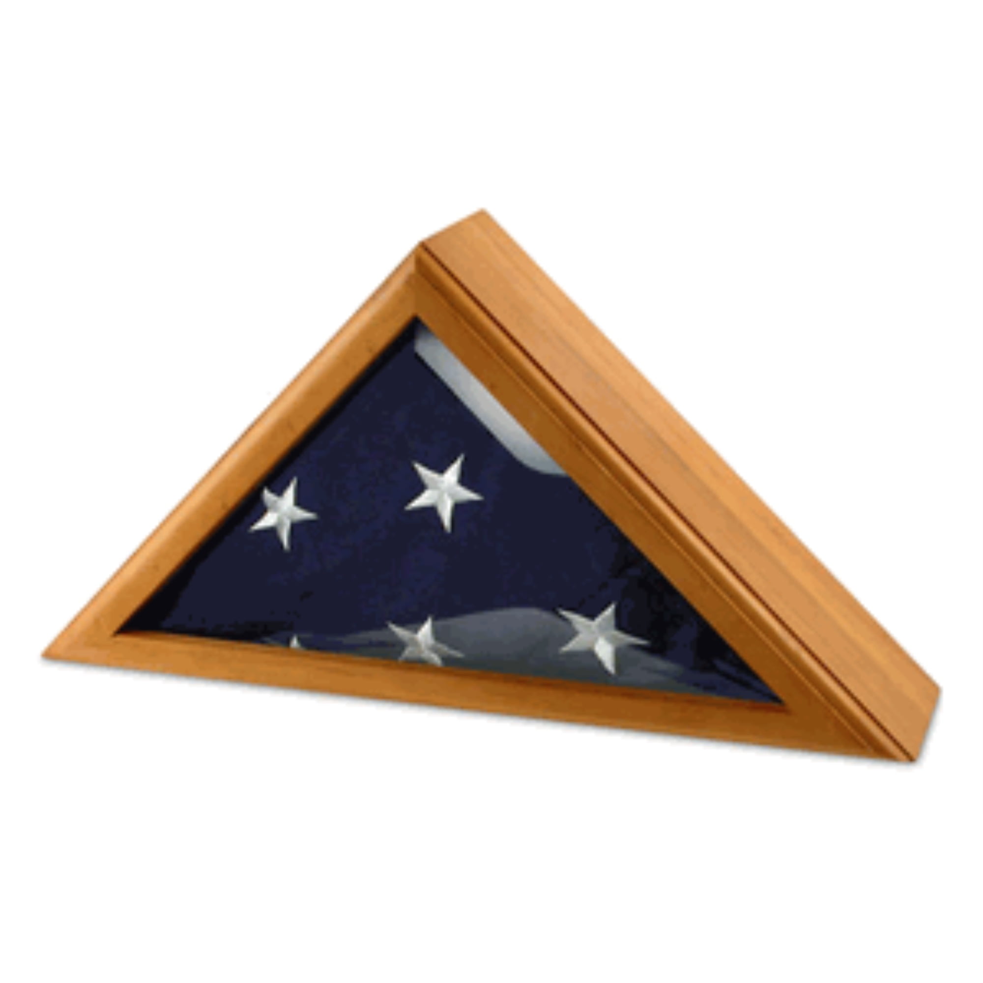 Cadet III Flag Display Case for 3ft x 5ft Flag - Oak - Walmart.com