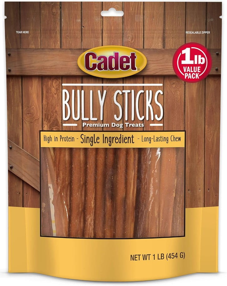 Cadet Single Ingredient Bully Sticks for Dogs Small - Walmart.com