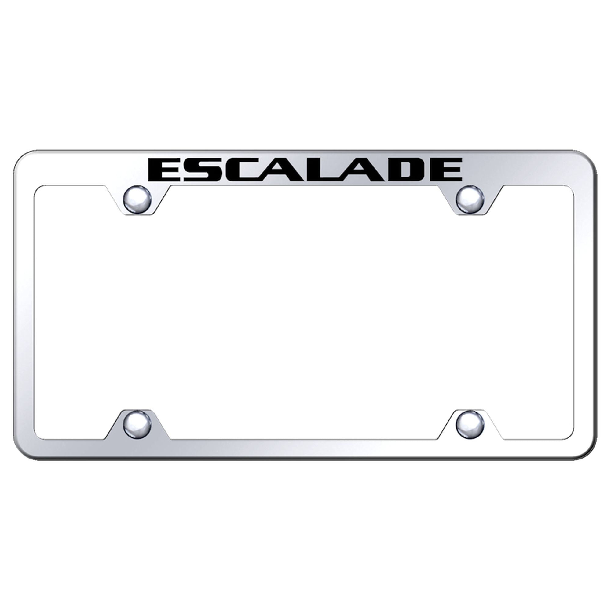 Cadilac Escalade Stainless Steel Wide Body Truck License Plate Frame ...