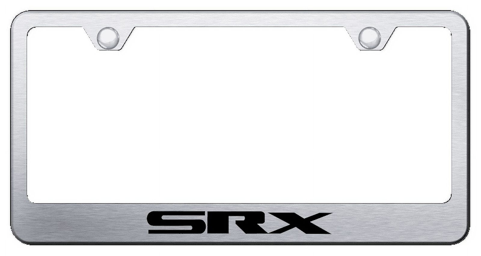 Cadilac SRX Laser Etched Logo Stainless Steel License Plate Frame ...