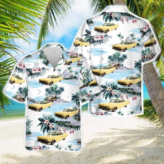 Cadillac Coupe DeVille Hawaiian Shirt Beach Hoilday Summer Gift title ...