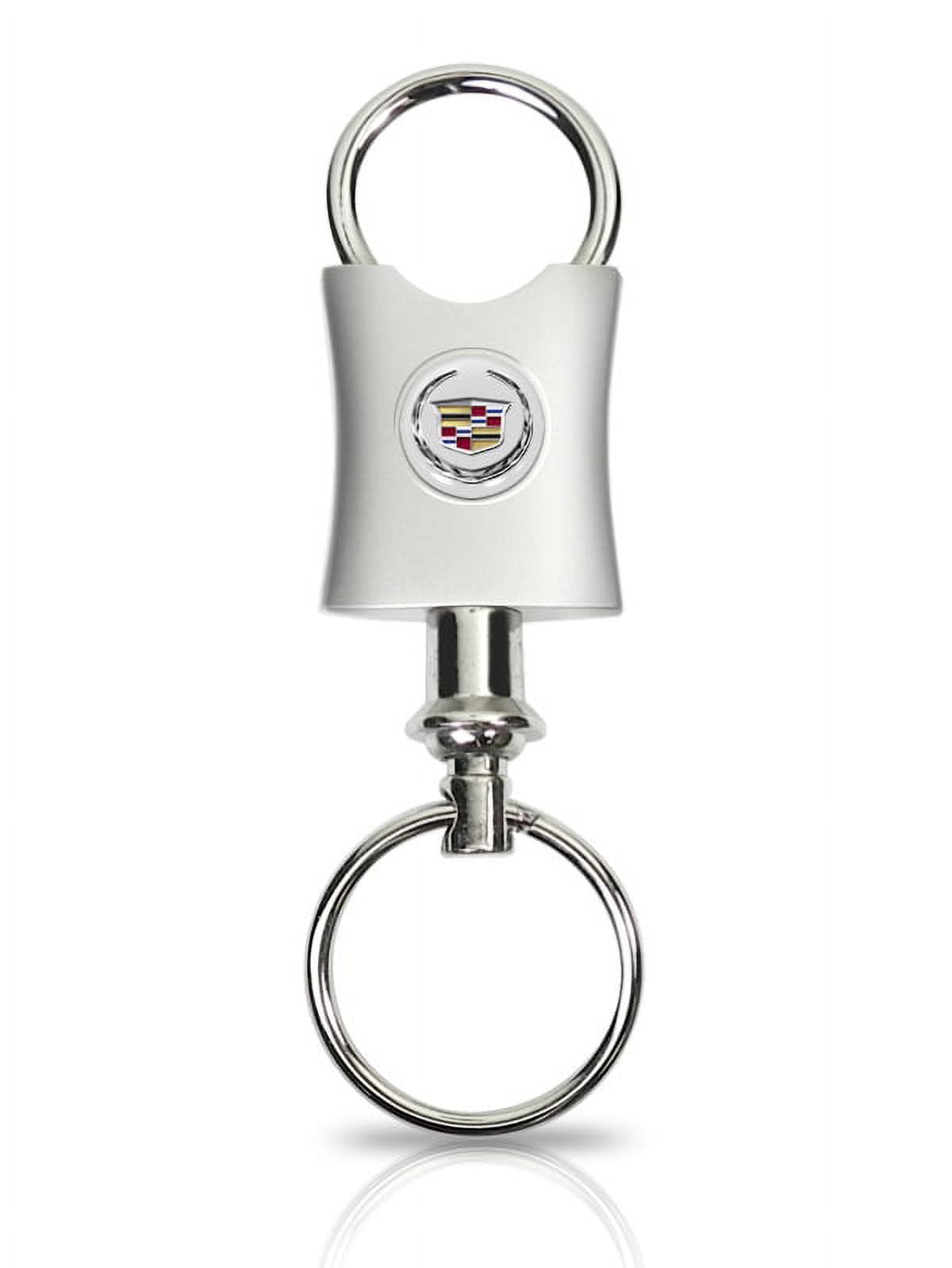 Cadillac Logo Contoured Metal Valet Key Chain - Walmart.com
