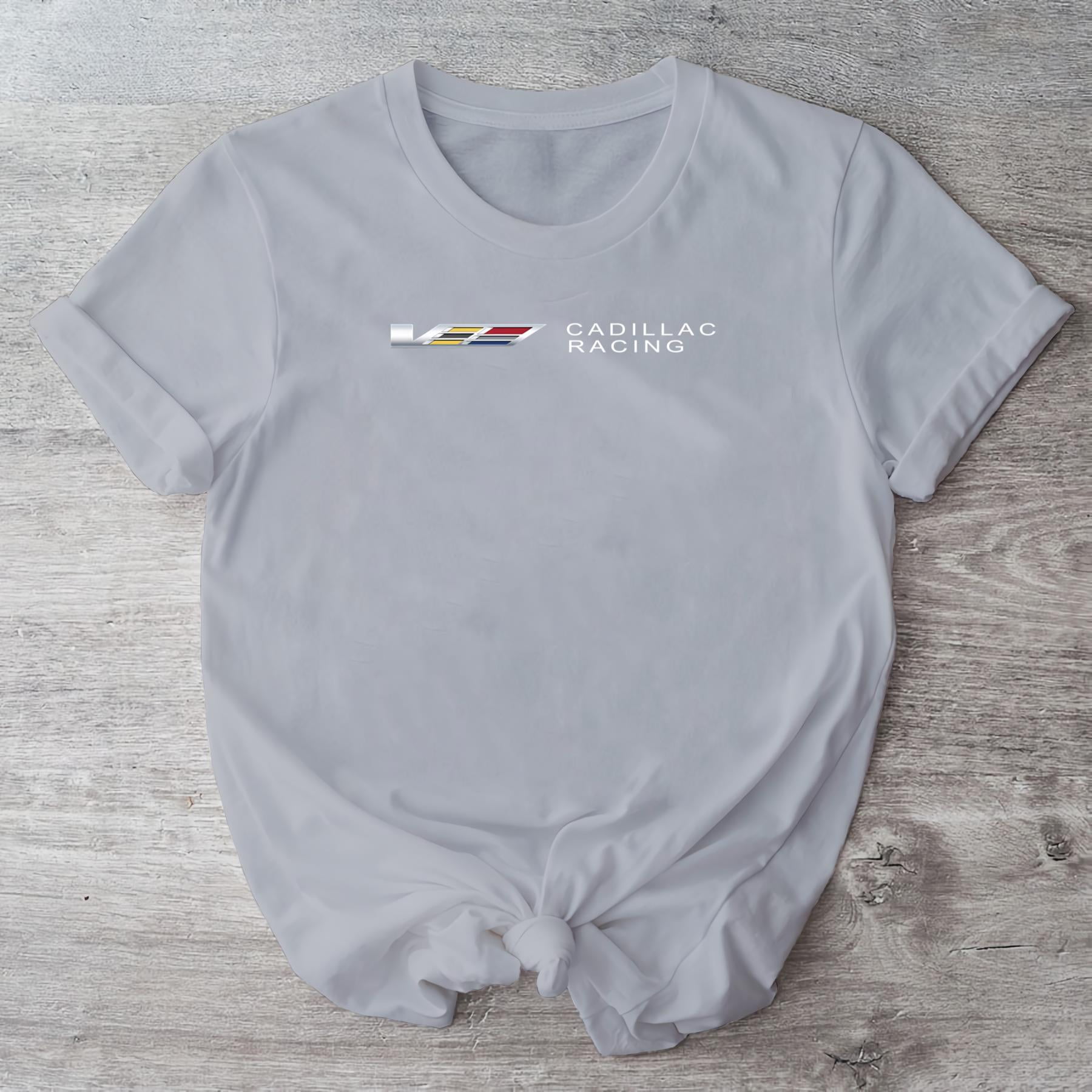 Cadillac Racing Logo S-5XL Tee Funny Men's Unisex T-shirt Made in USA ...