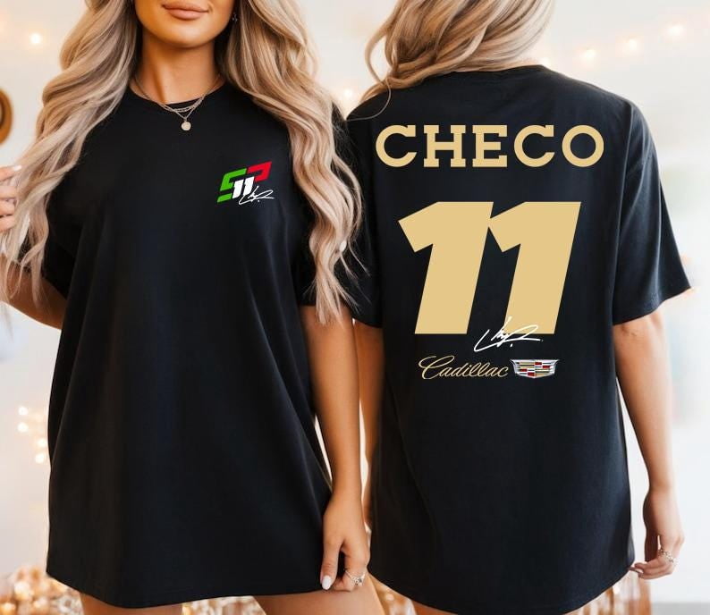 Cadillac Sergio Perez F1 2026 T-shirt, F1 Racing Graphic Tee, Vintage ...