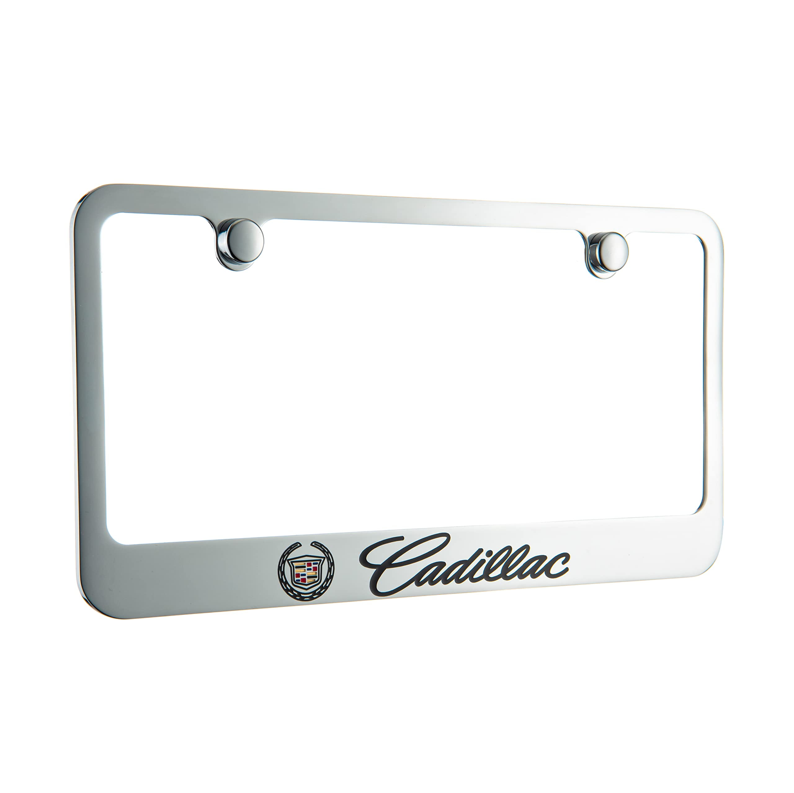 Cadillac with 1 Logo Chromed License Frame, Officially Licensed. C88 ...