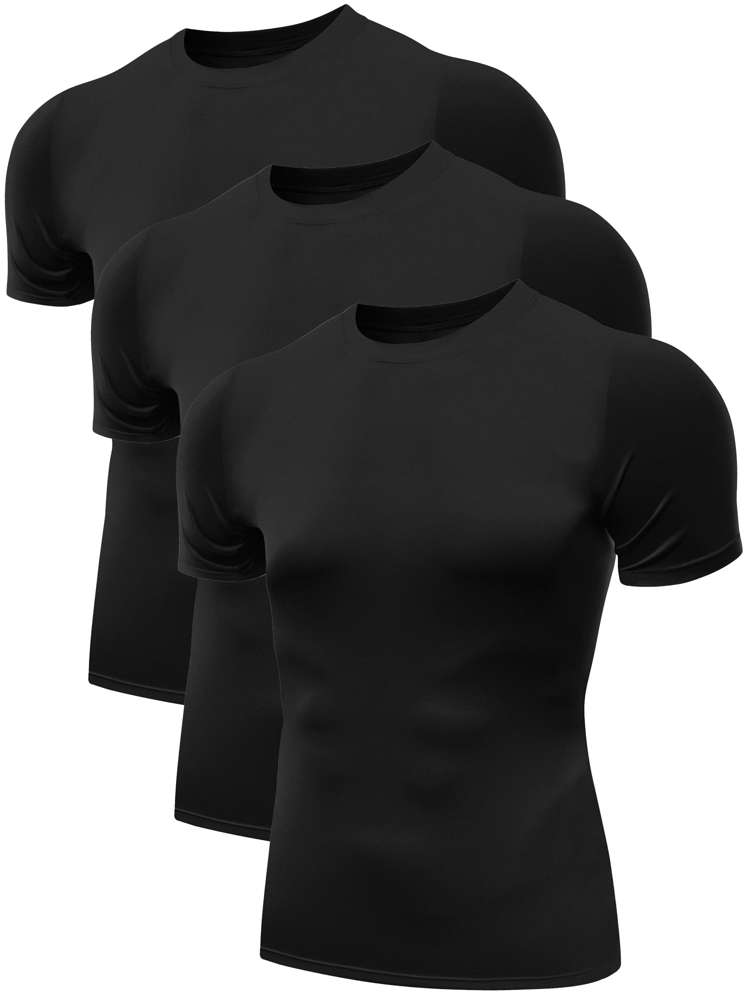Cadmus Men's 3 Pack Compression Athletic Undershirts , Workout Gym ...