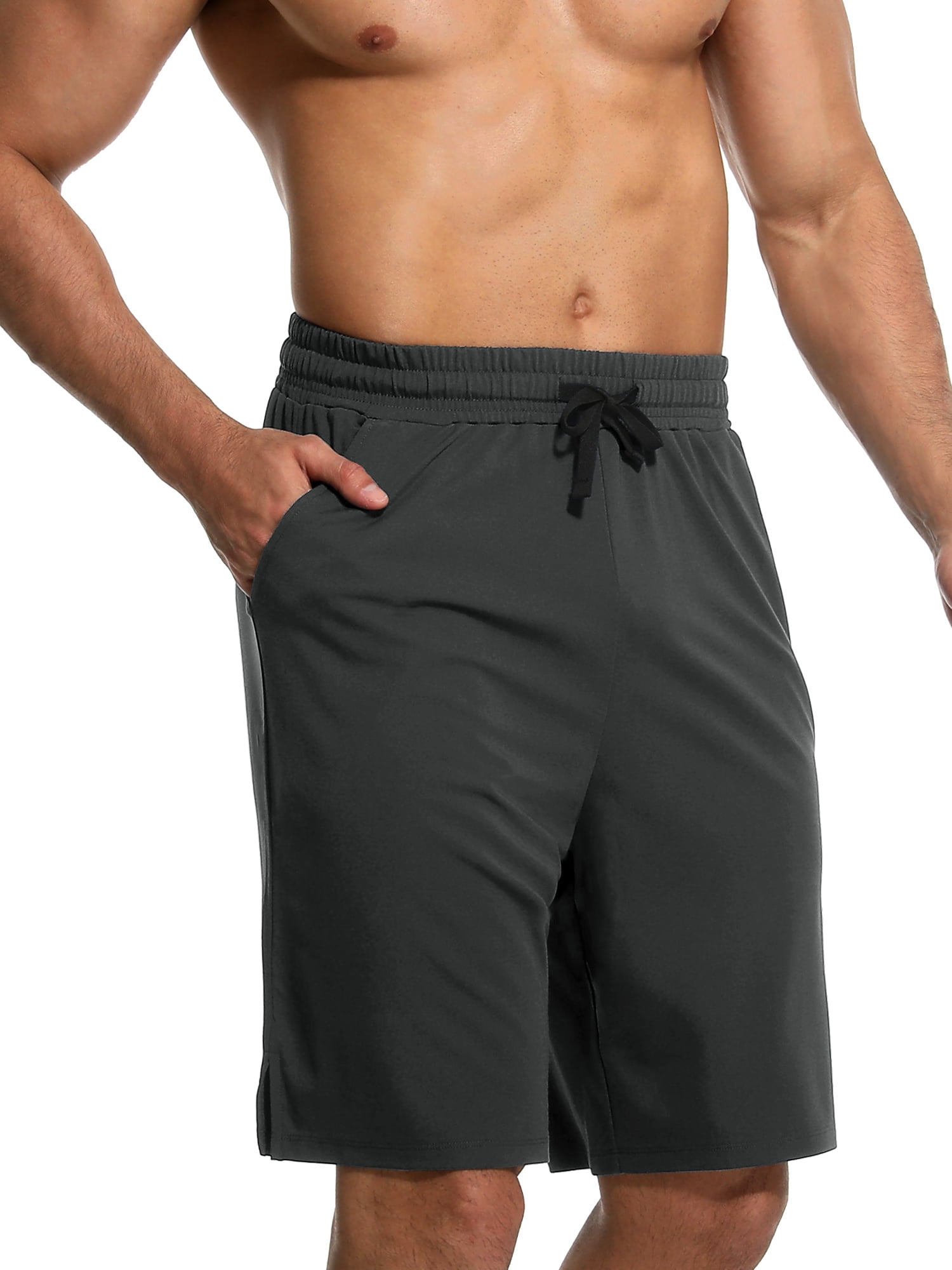 Cadmus Men's 9" Athletic Gym Shorts Casual Loose Comfy Drawstring with ...