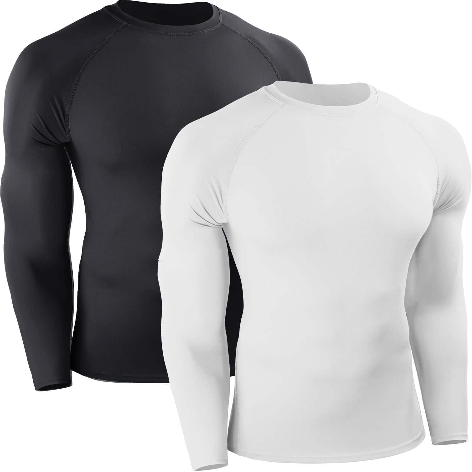 Cadmus Men's Athletic Compression Baselayer Long Sleeve Workout Shirts ...