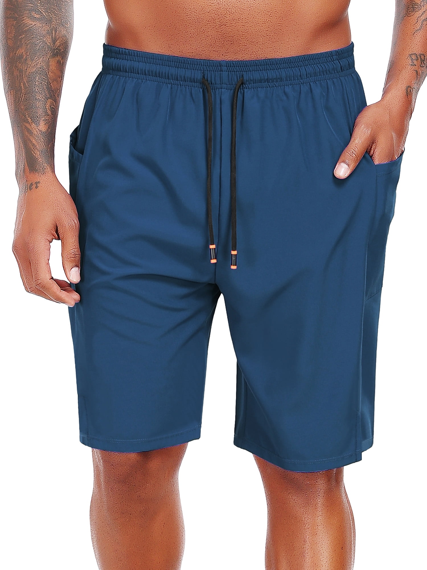 Cadmus Men's Swim Trunks with Compression Liner 9 Inch Inseam Mens ...