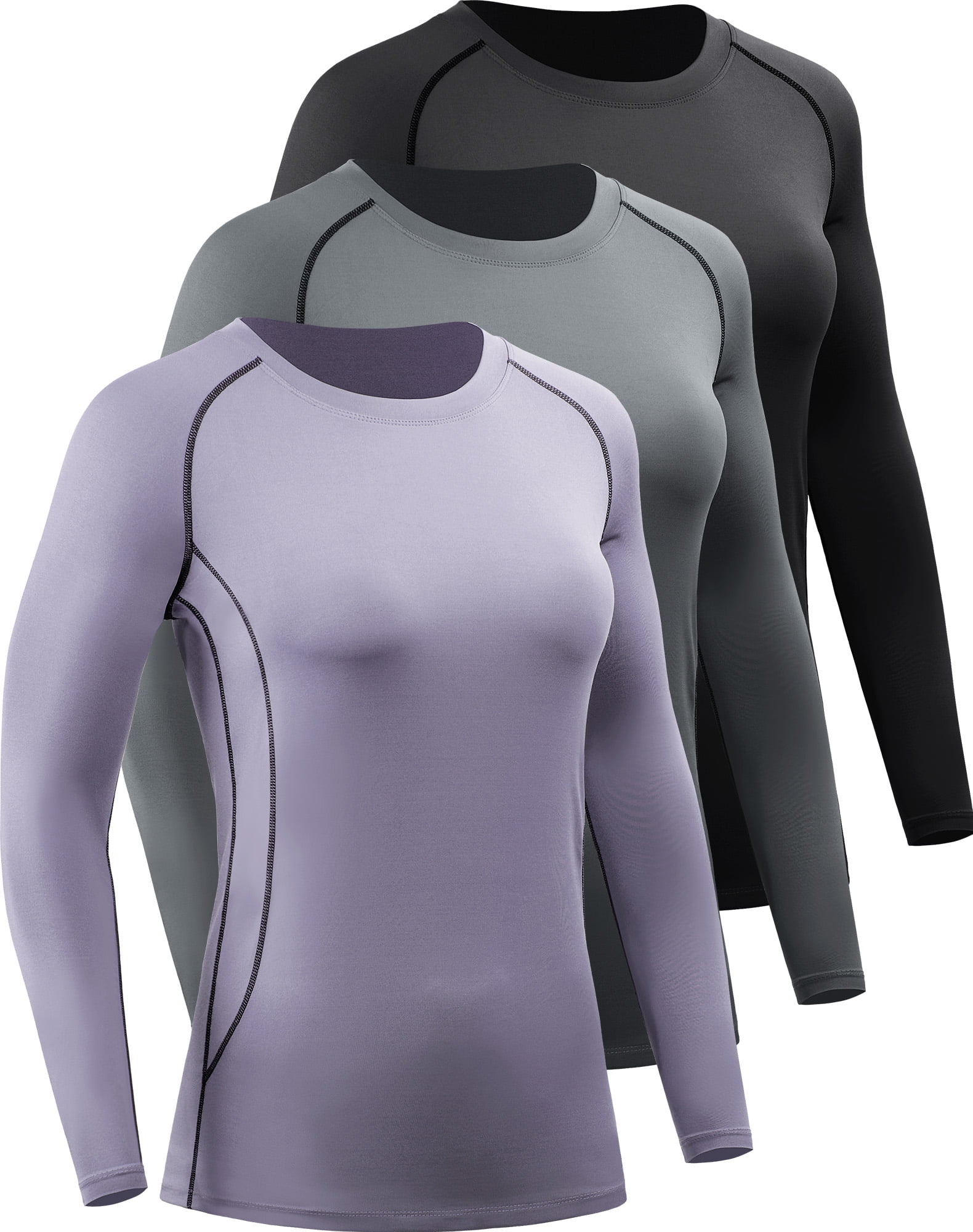 Cadmus Women's Workout Long Sleeve Shirts for Running Yoga Hiking T ...