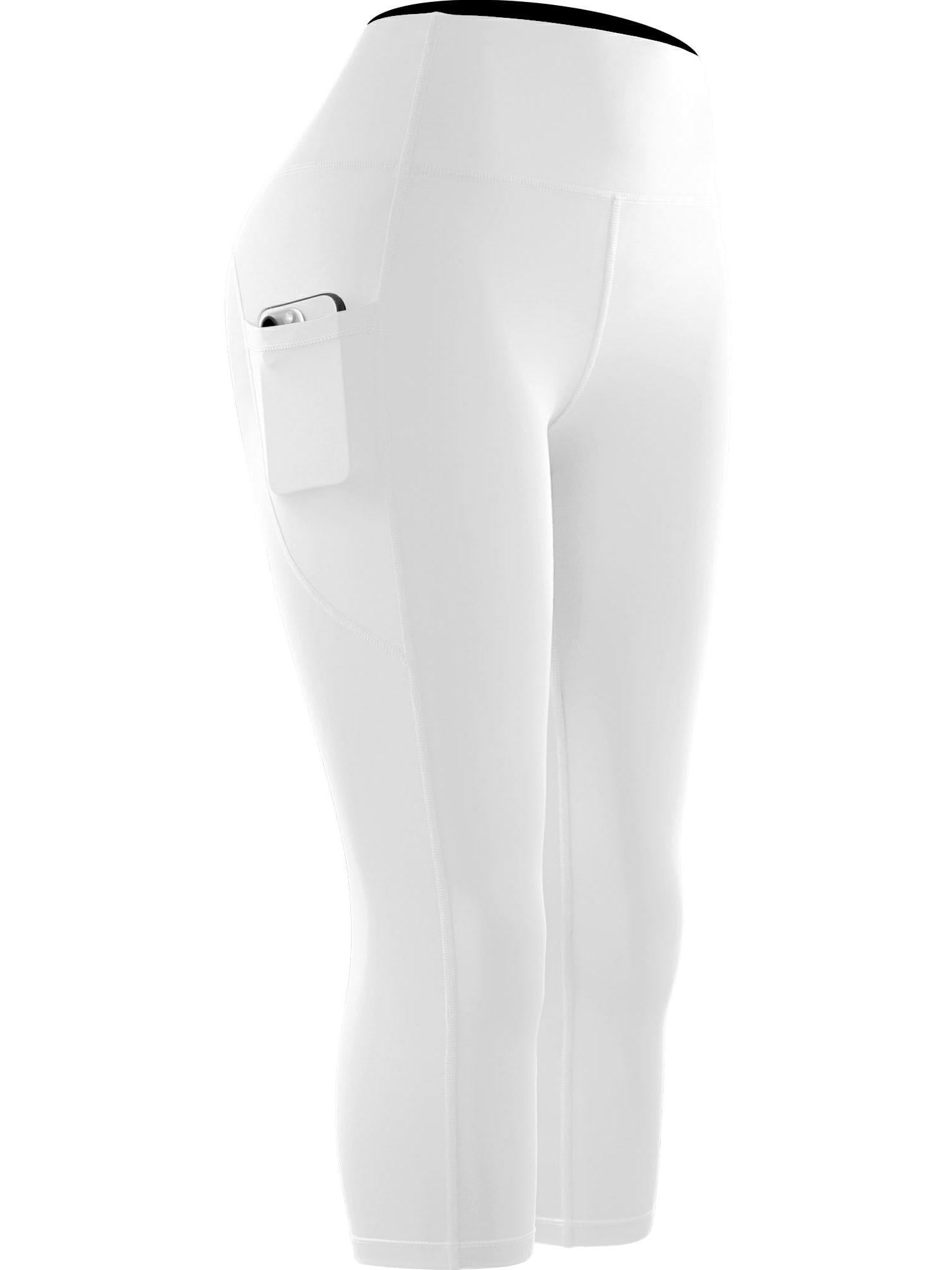Cadmus Womens Workout Pant 20 High Waist Compression Leggings Capri