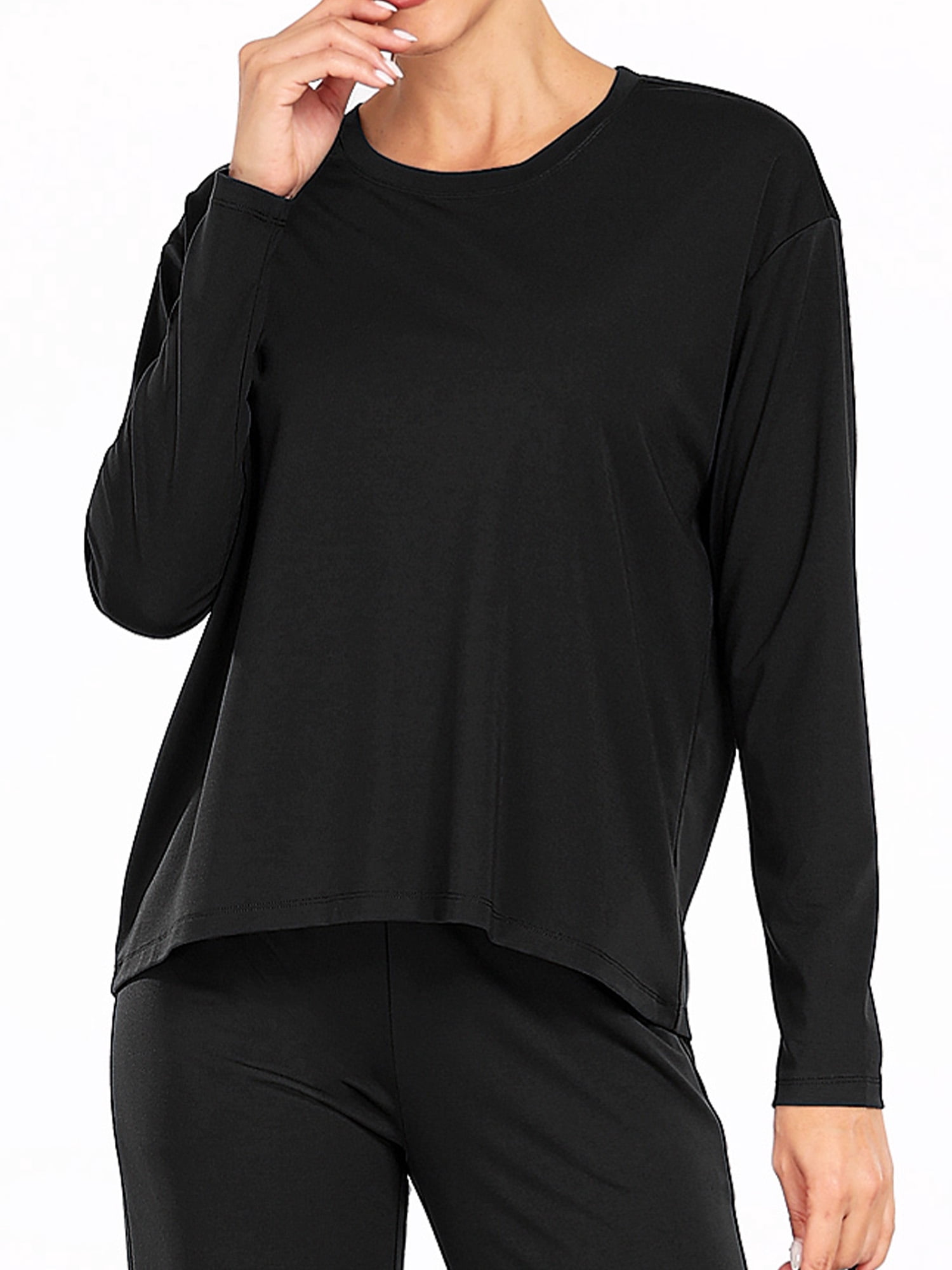 Cadmus Long Sleeve Workout Shirts for Women Loose Fit Athletic Yoga T ...