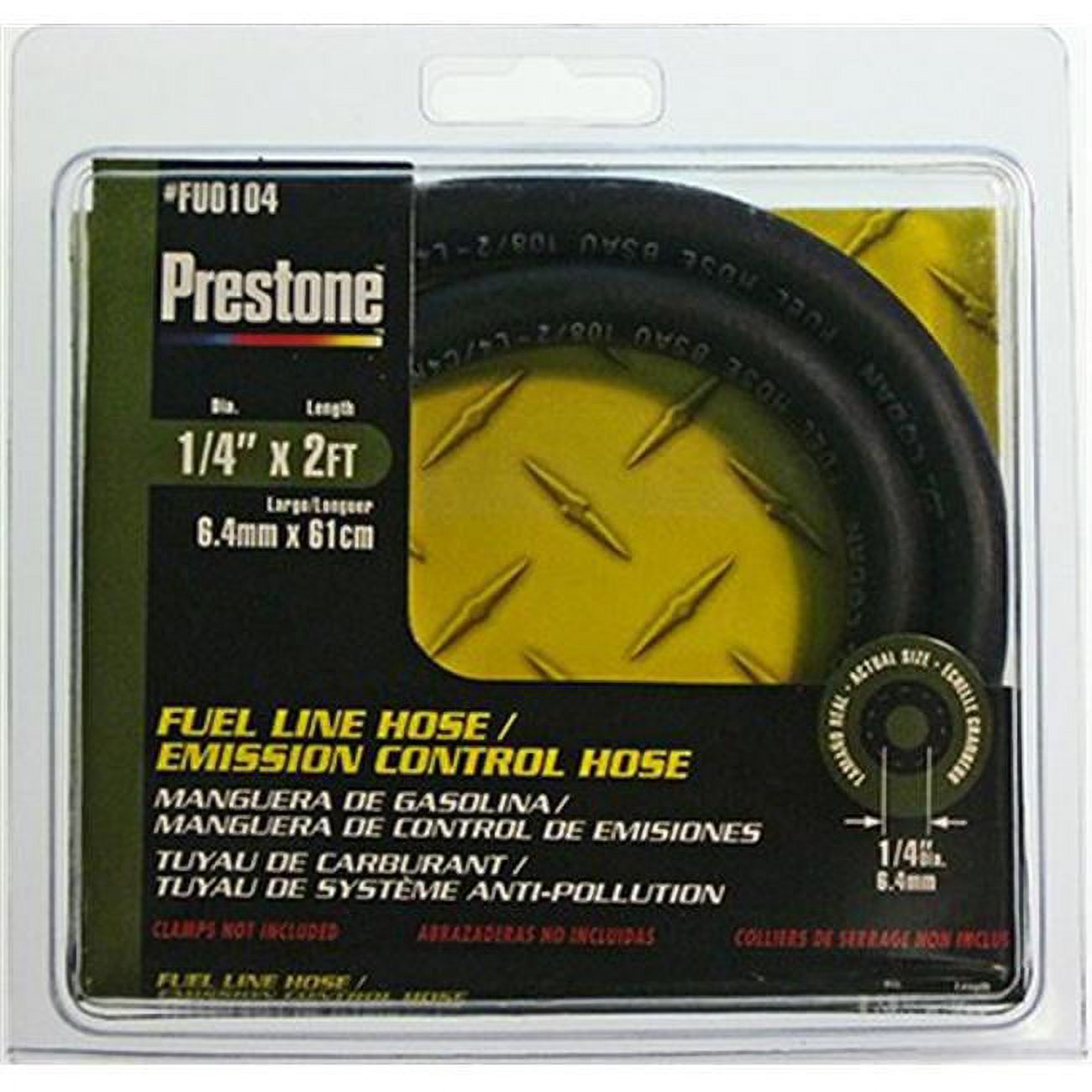 Cadna Automotive FUO104 0.25 in. x 2 ft. Fuel Line & Vapor Hose - Pack ...