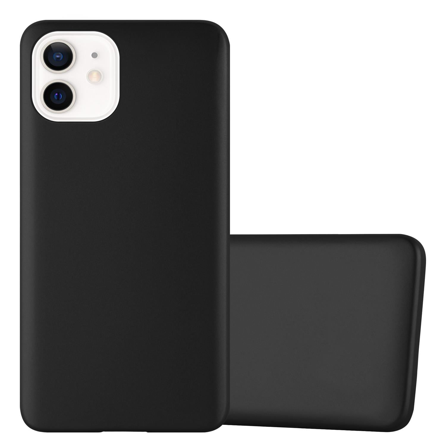 Cadorabo Case for Apple iPhone 12 MINI Cover in METALLIC BLACK Matt ...
